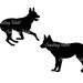 Dutch Shepherd Svg Dog Silhouette Vector Graphic Art Printable ...