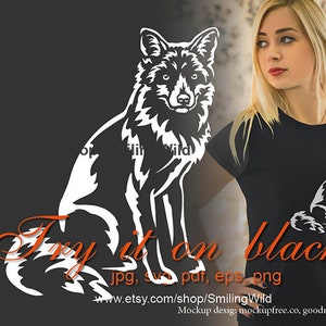 Red Fox Svg Clip Art Vector File, Forest Wild Animal Cuttable Design - Etsy