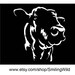 Black Angus Bull Svg Face Clip Art, Vector Graphic, Black Angus Cattle ...