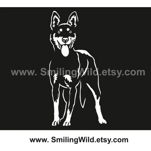 Kelpie Svg Dog Vector Art File Australian Kelpie Cut File Cuttable ...