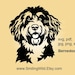 Bernedoodle Dog Svg Vector Graphic Cuttable Clip Art Design - Etsy