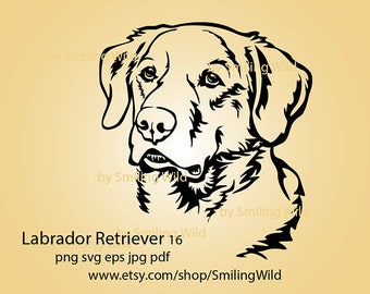 Papercraft Craft Supplies & Tools Clip Art & Image Files Labrador ...