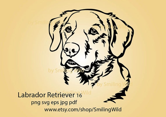 Yellow Lab Clip Art