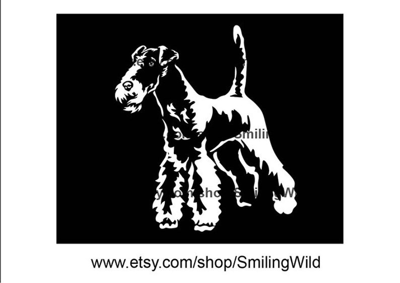 Fox Terrier Svg White Vector Portrait Hunting Dog Cuttable - Etsy