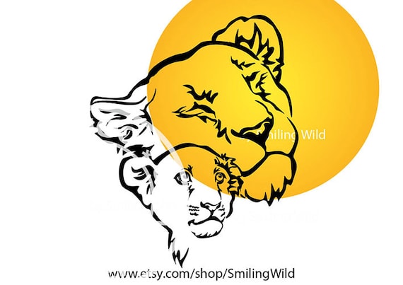 Lioness Head Vector