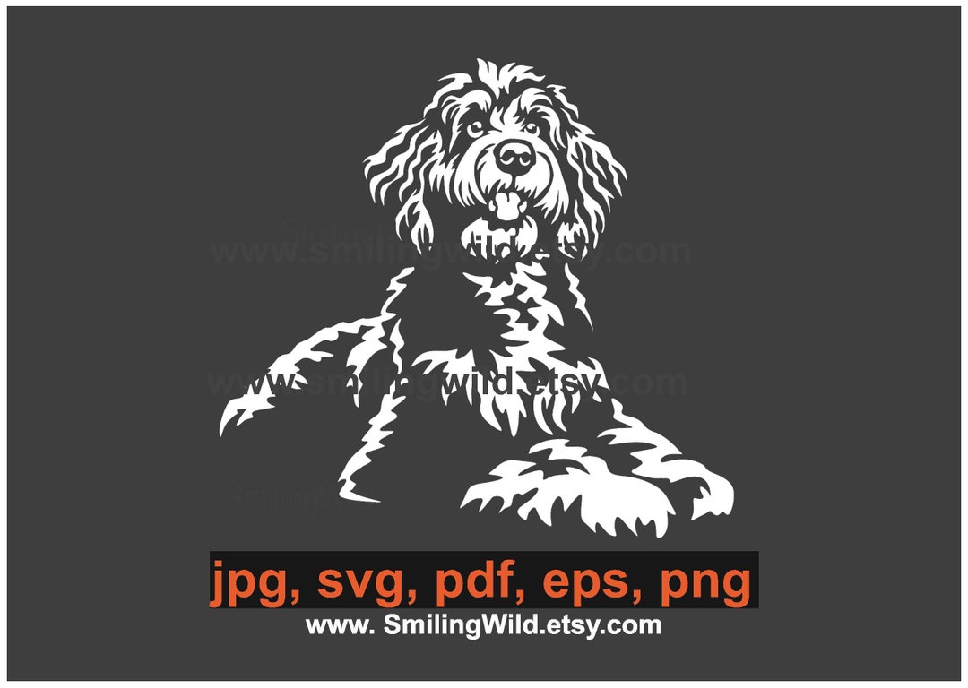 Bernedoodle Svg Dog Cuttable Clip Art File, Bernedoodle Vector Graphic ...