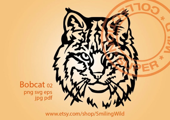 Bobcat Svg Vector Graphic Wild Forest Animal Cuttable Digital | Etsy