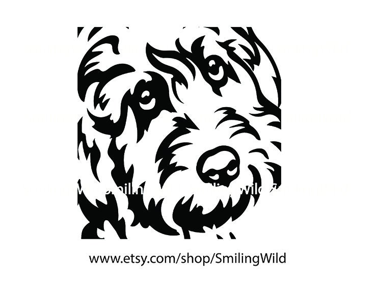 Cockapoo Svg Dog Head Tilt Vector File Cockapoodle Clip Art - Etsy UK