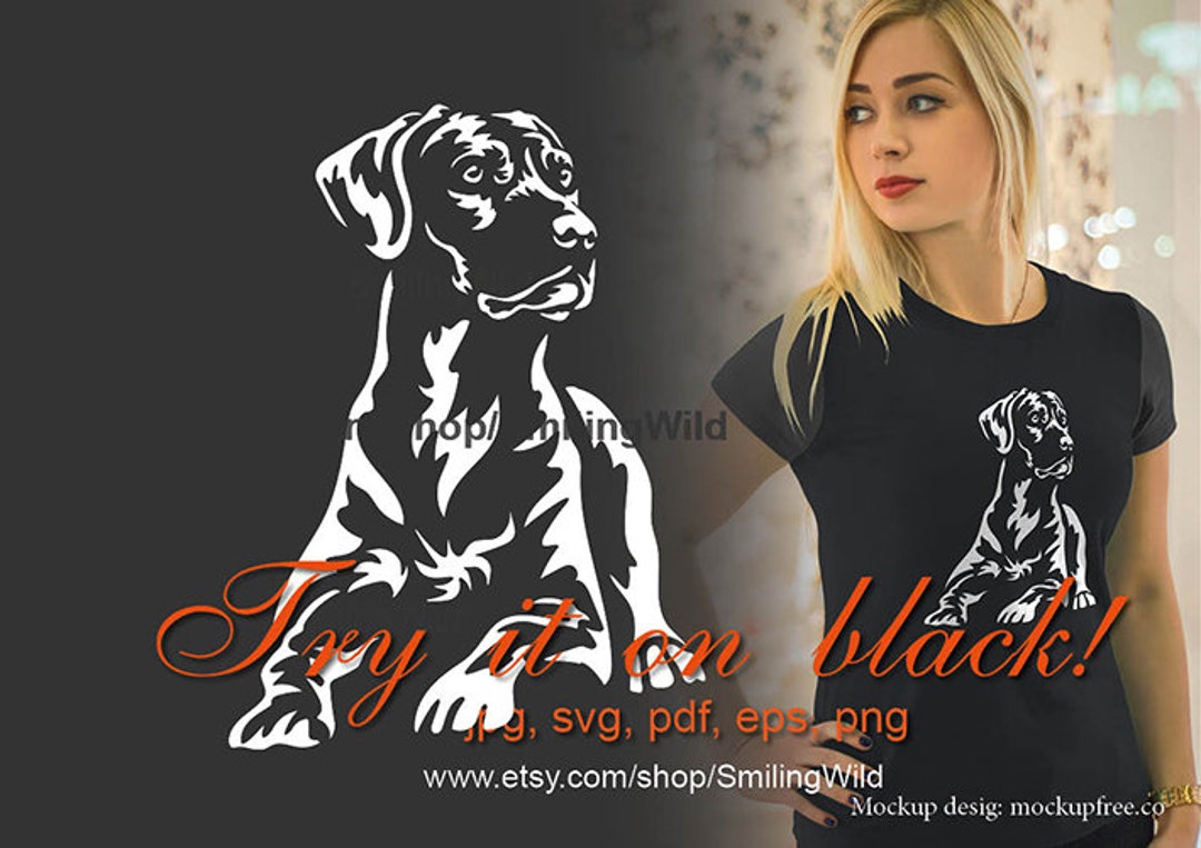 Rhodesian Ridgeback Sitting Svg Vector Graphic Clip Art, Ridgeback ...