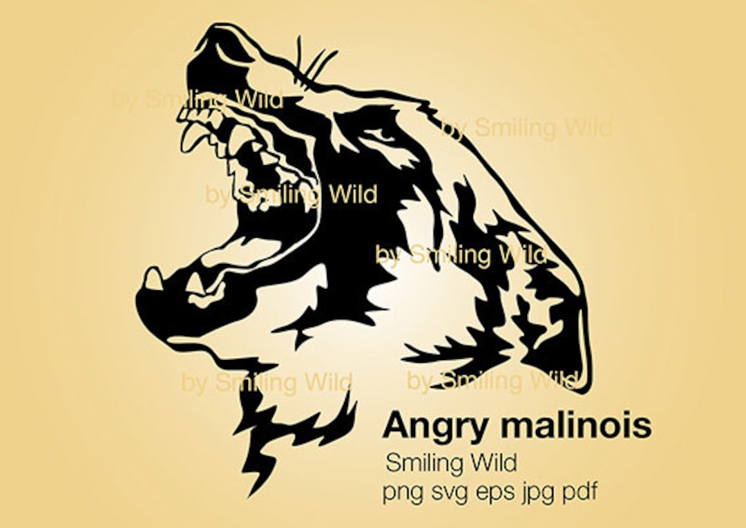 Snarling Dog Clipart For Kids