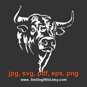 Beefmaster Bull Svg Clip Art, Beefmaster Cattle Cuttable Vector Graphic ...
