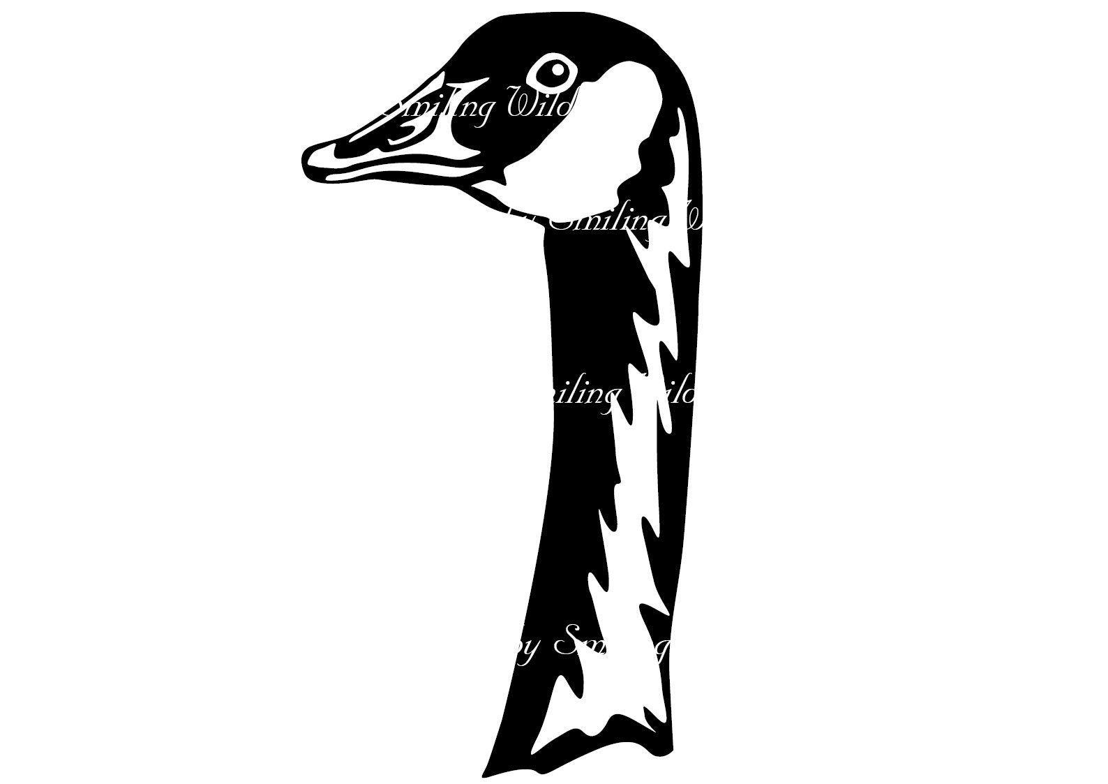 Canada Goose Svg Clipart Vector Graphic Art Artwork Canada Goose Geese ...