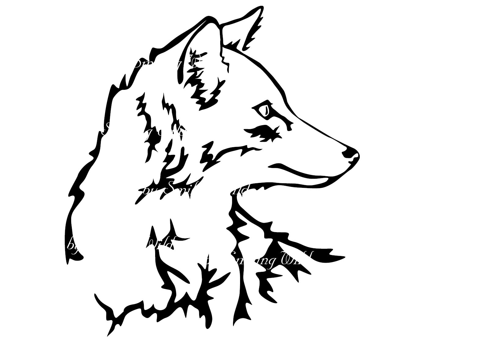 Coyote Svg Vector Graphic Art Wild Animal Clipart Coyote - Etsy