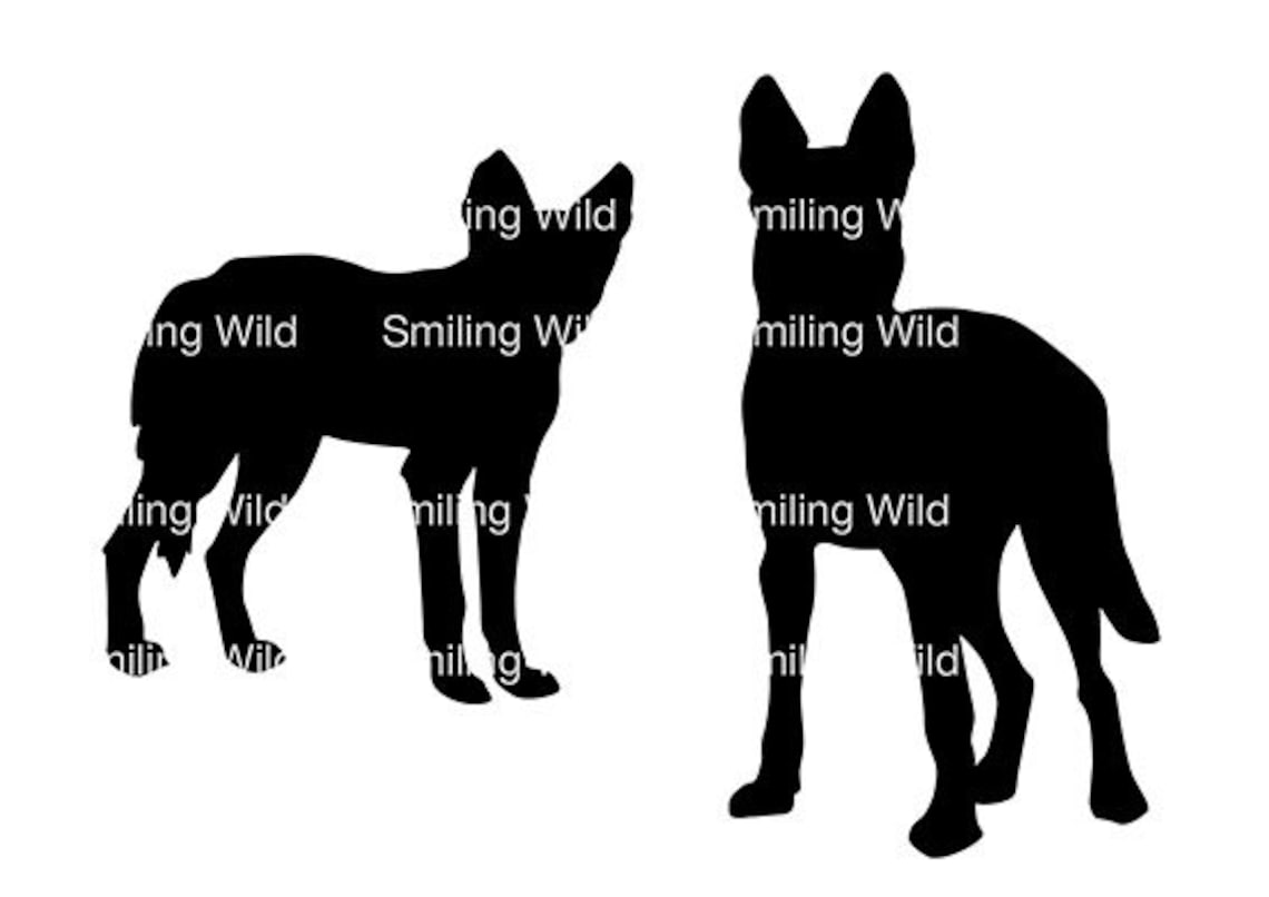 Dingo Svg Cut File Silhouette Cuttable Australia Animal Svg - Etsy