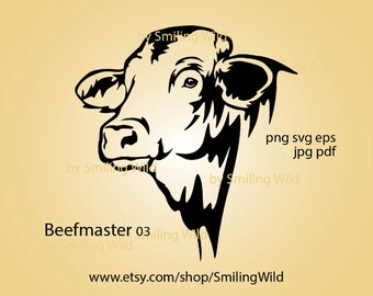 Beefmaster Svg Bull - Etsy