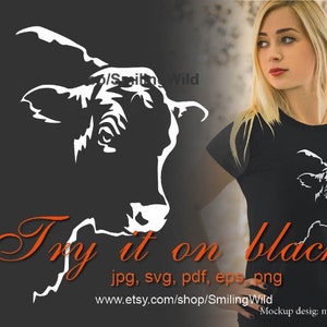 Beefmaster Bull Svg Clip Art, Beefmaster Cattle Cuttable Vector Graphic ...