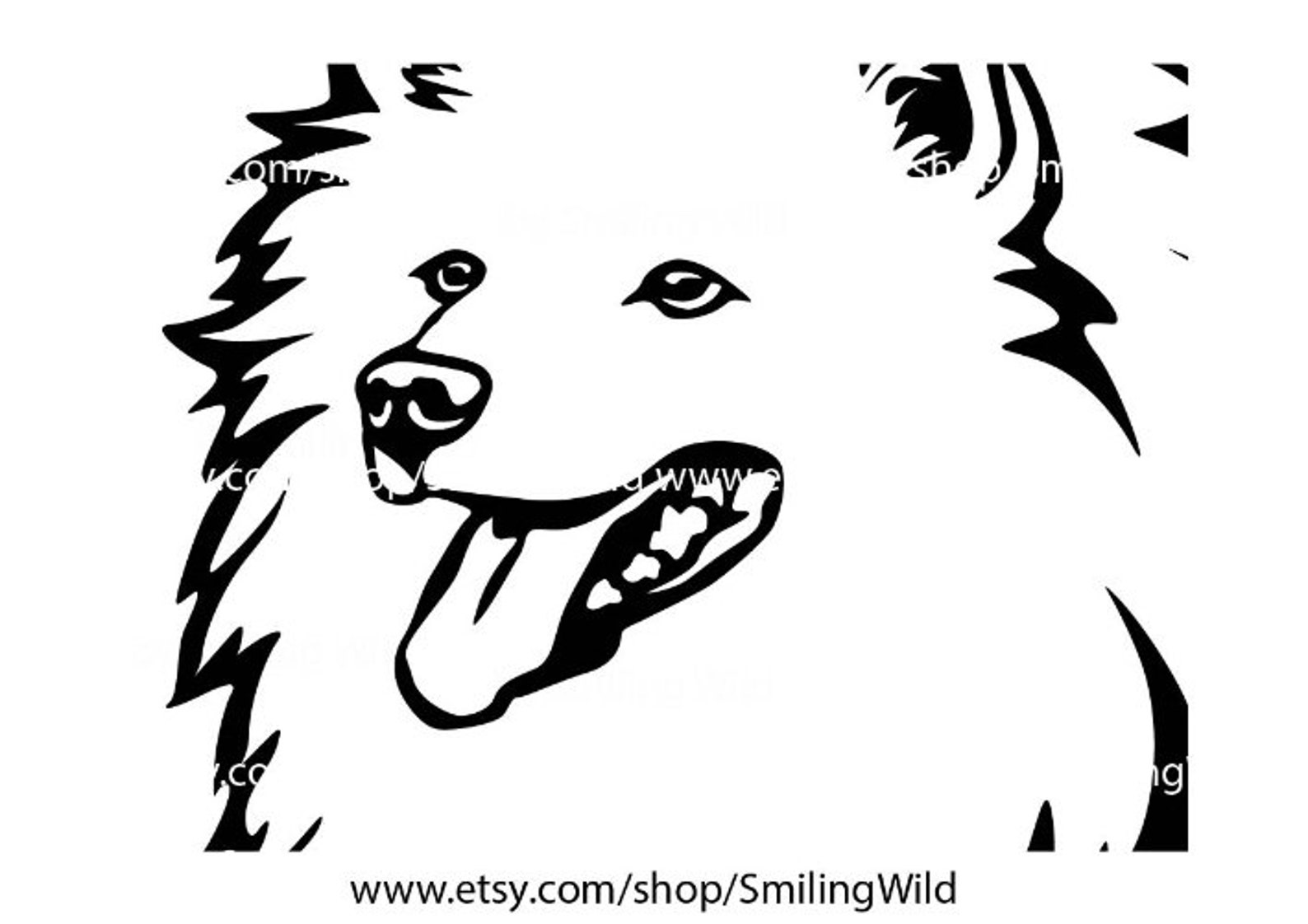 German Spitz Svg Dog Clip Art Vector Illustration Dog - Etsy