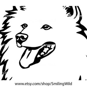 German Spitz Svg Dog Clip Art Vector Illustration, Dog Portrait, German ...