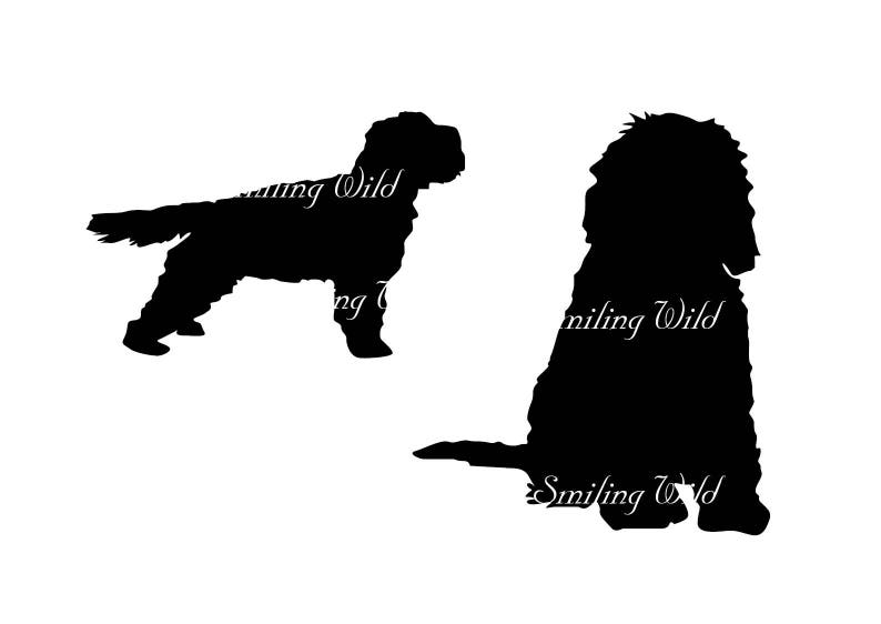 Cockapoo Silhouette Svg Printable Gift Png Clipart Cockapoo - Etsy
