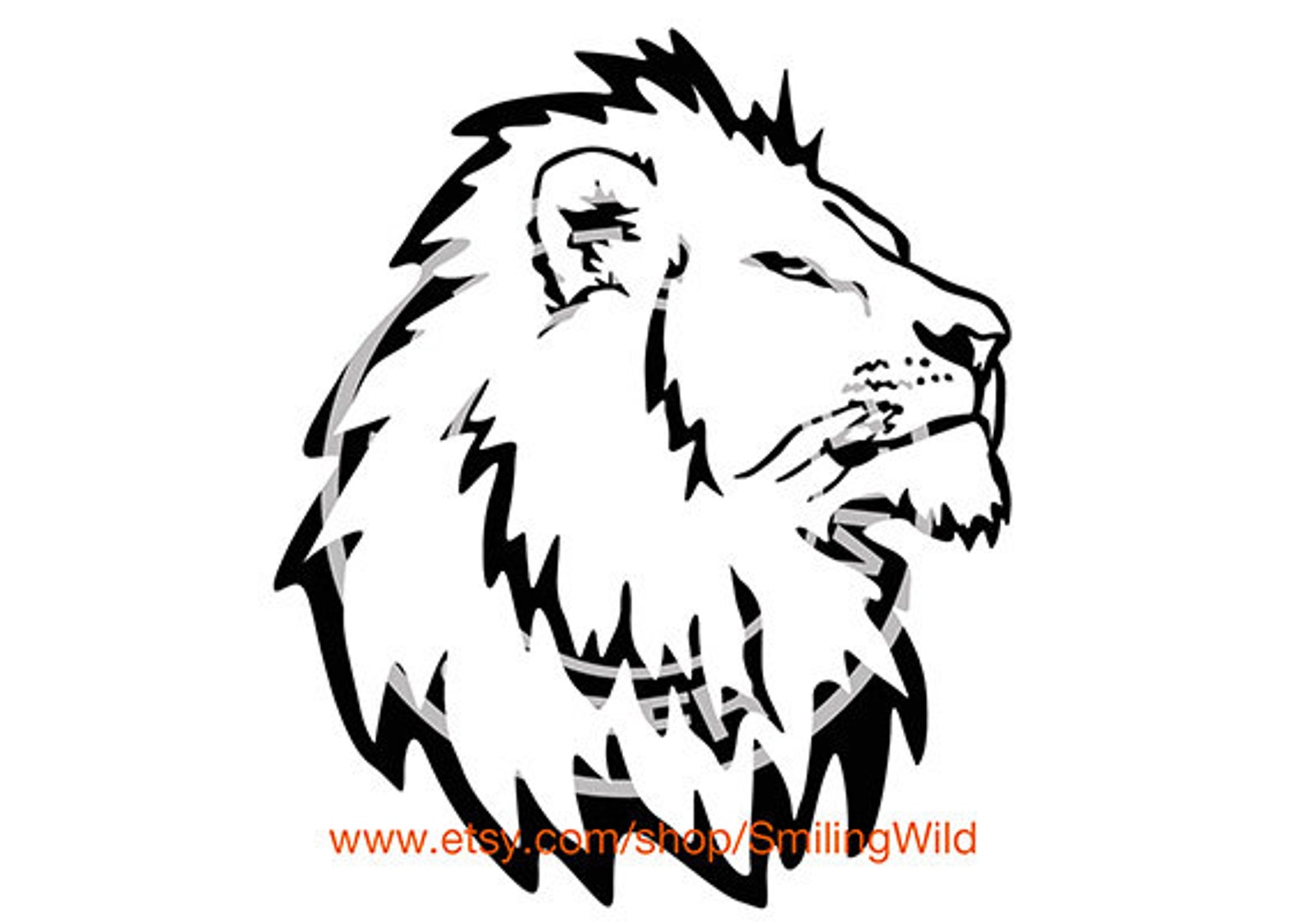 Big Cats Svg Clipart Vector Graphic Art Design Portrait Tiger - Etsy