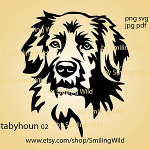 Stabyhoun Svg Dog Vector Graphic Art Stabyhoun Portrait Dog - Etsy