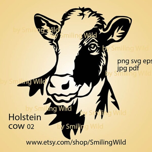 Holstein Cow Art - Etsy