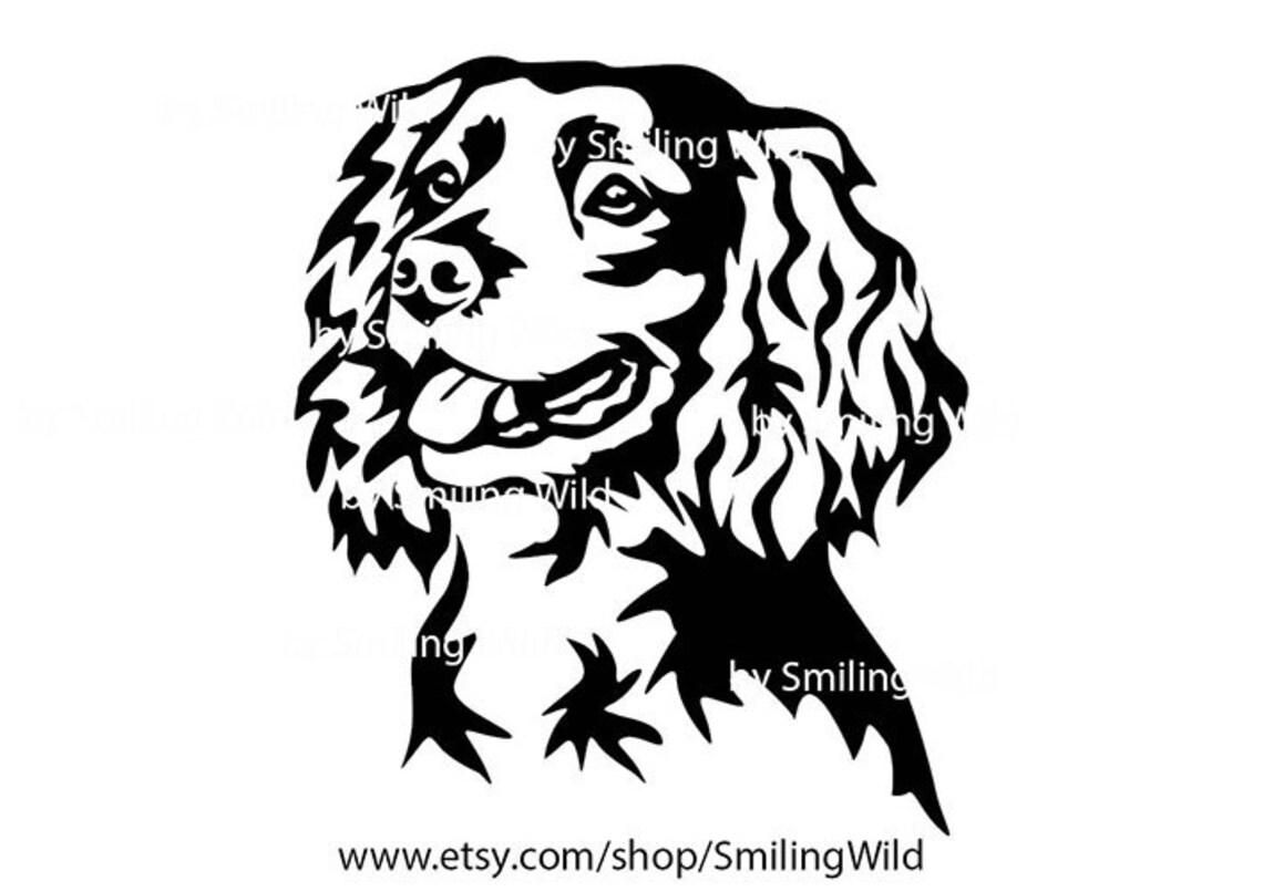 Boykin Spaniel Svg Vector Graphic Art Dog Clipart Boykin - Etsy