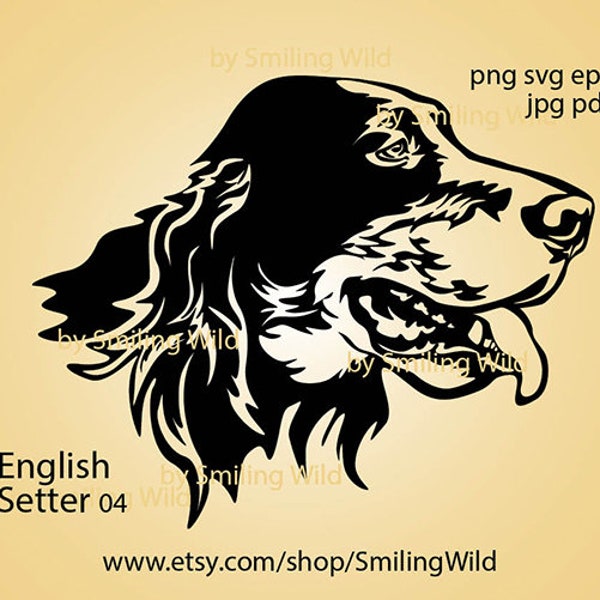 English Setter Logo - Etsy