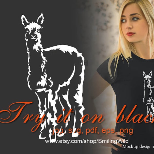 Alpaca Svg - Etsy