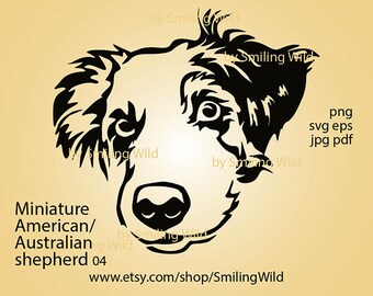 Miniature Aussie Svg | Etsy