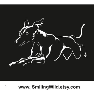 Jumping Whippet Svg Cuttable Clip Art Design, Running Whippet Dog ...