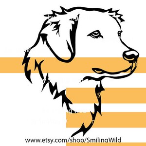 Toller Dog 03 Svg Clipart Vector Graphic Art Nova Scotia | Etsy