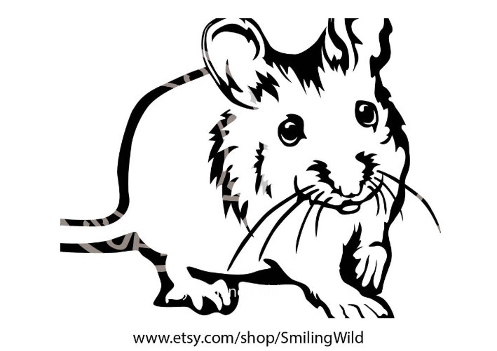 Cute Mouse Svg Clip Art Cut File Mouse Png Vector Graphic | Etsy Singapore