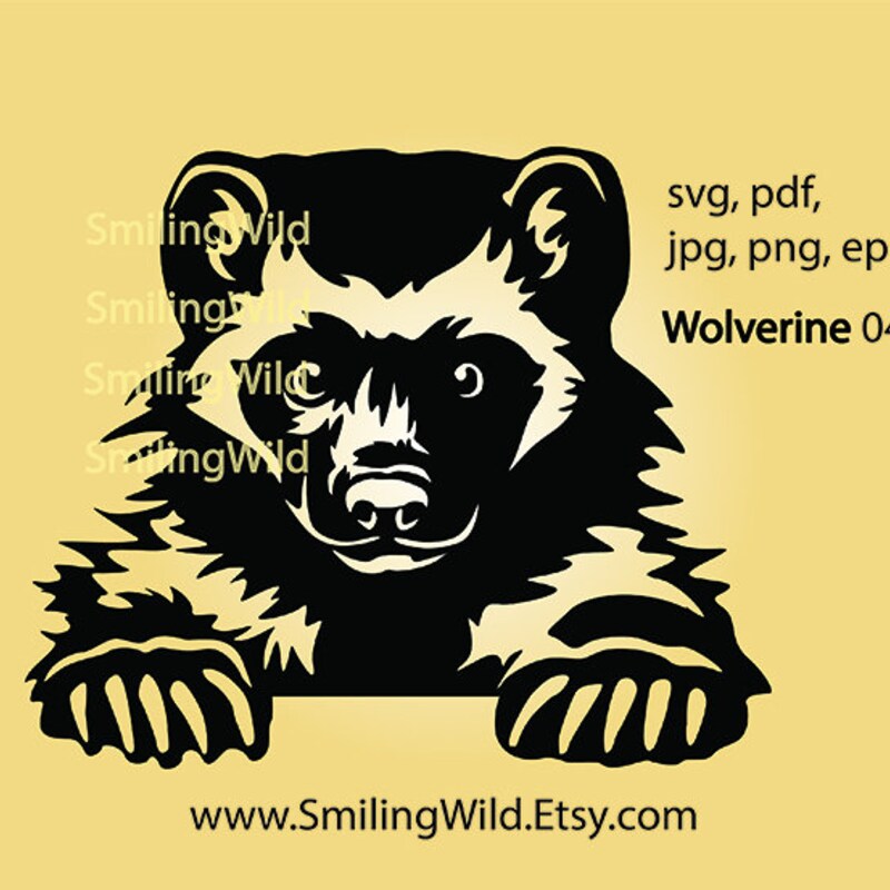 Wolverine Animal - Etsy