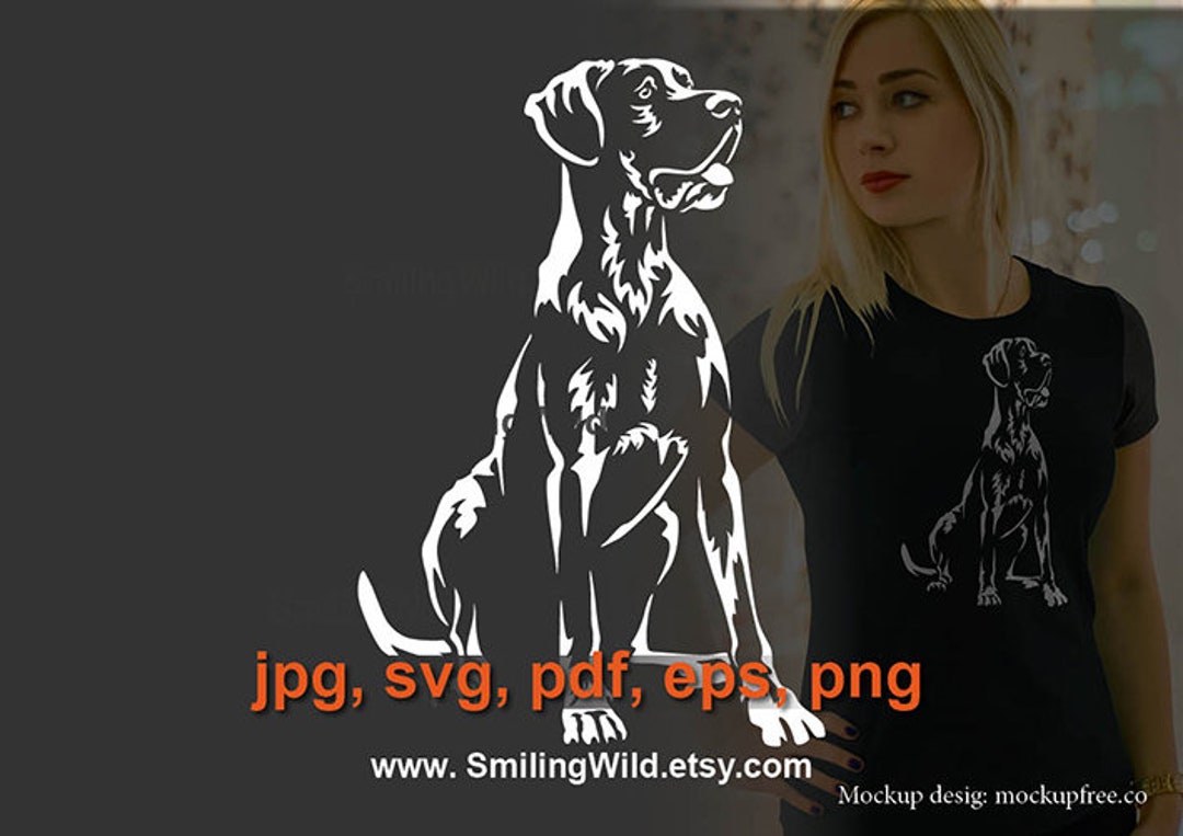 Great Dane Dog Svg Clipart Vector Graphic Art, Lying Great Dane Dog Cut ...