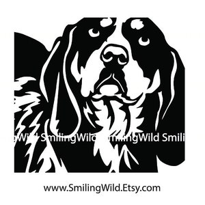 Bluetik Coonhound Svg Vector Graphic Clip Art, Coonhound Dog Cuttable ...