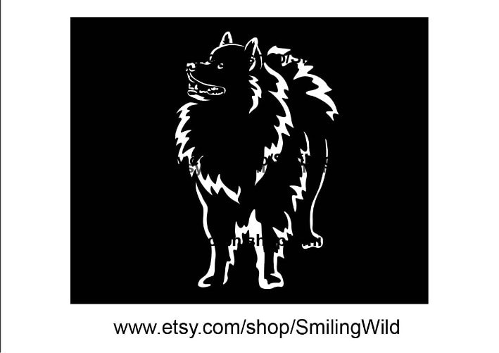 Wolfspitz Svg Keeshond Clip Art Cuttable Portrait Keeshond - Etsy Australia
