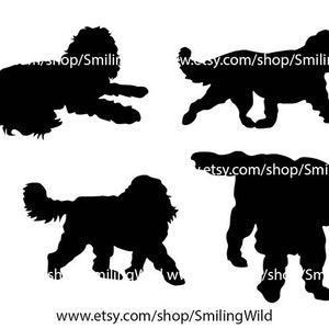 Cockapoo Svg Silhouette Dog Vector Graphic Art, Cockapoo Cut File ...