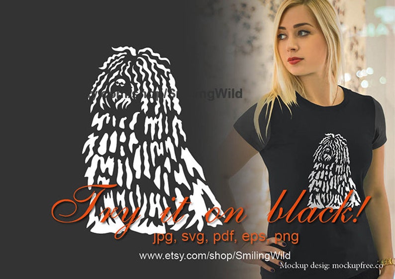 Puli Dog Svg Vector Graphic Clip Art File Puli Dog Cuttable - Etsy