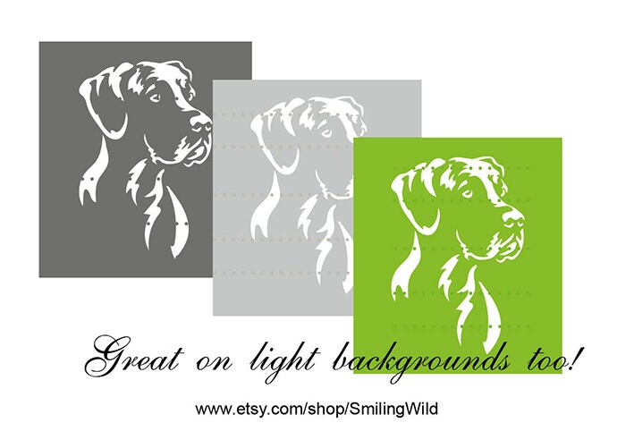Great Dane Svg White Vector Portrait Dog Profile Vector - Etsy Canada