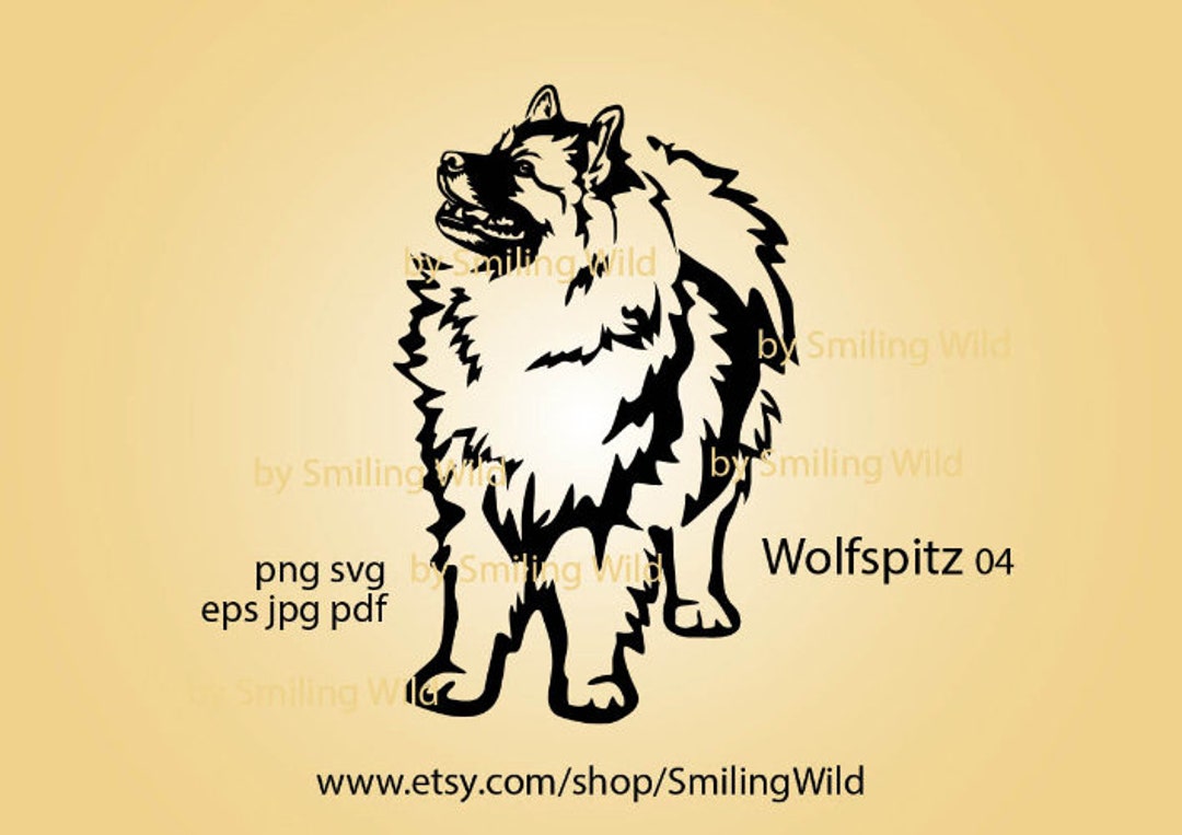 Wolfspitz Dog Svg Keeshond Clip Art Vector Graphic Art, Wolfspitz ...