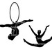 Aerial Acrobat Svg Aerialist Clipart Vector Graphic Files Silhouette ...