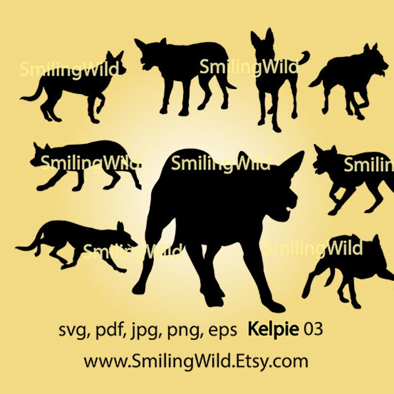 Australian Kelpie - Etsy Australia