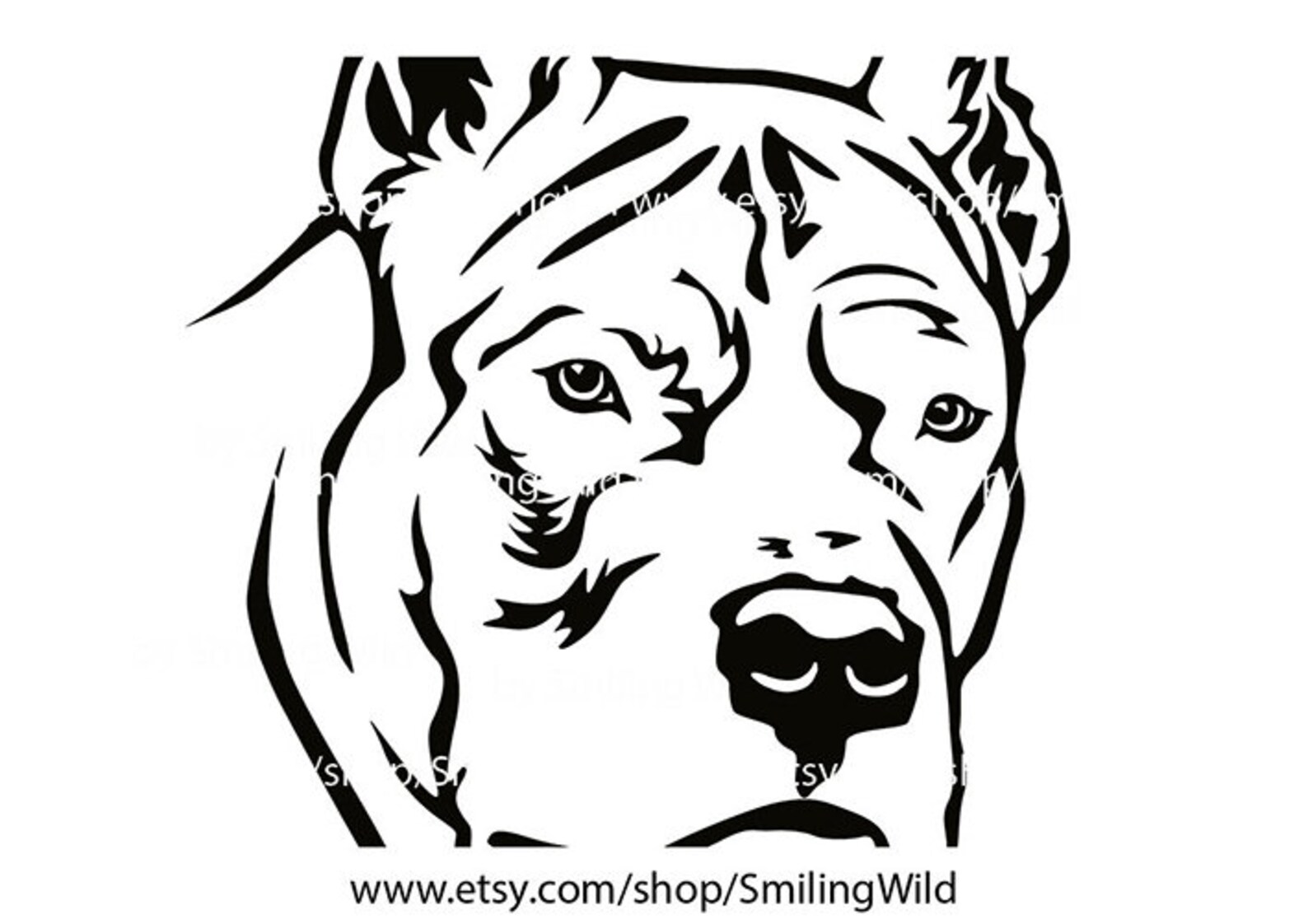 Dogo Argentino svg dog vector graphic art /02/ Dogo Argentino | Etsy