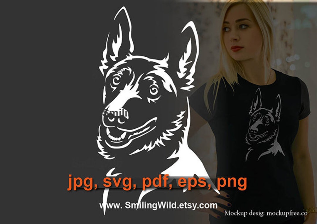 Malinois Svg Vector Graphic Art, Dog Svg Clip Art Cuttable Cricut ...