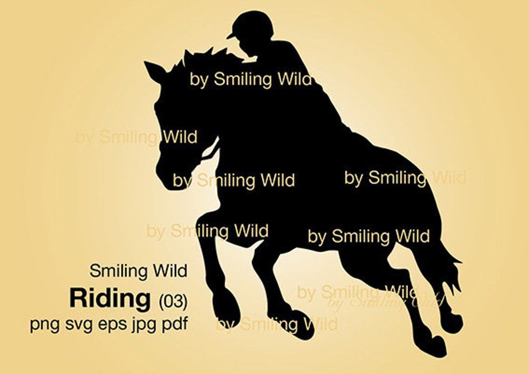 Horseback Riding 03 Equestrian Svg Cut File Vector Graphic Art Horse ...