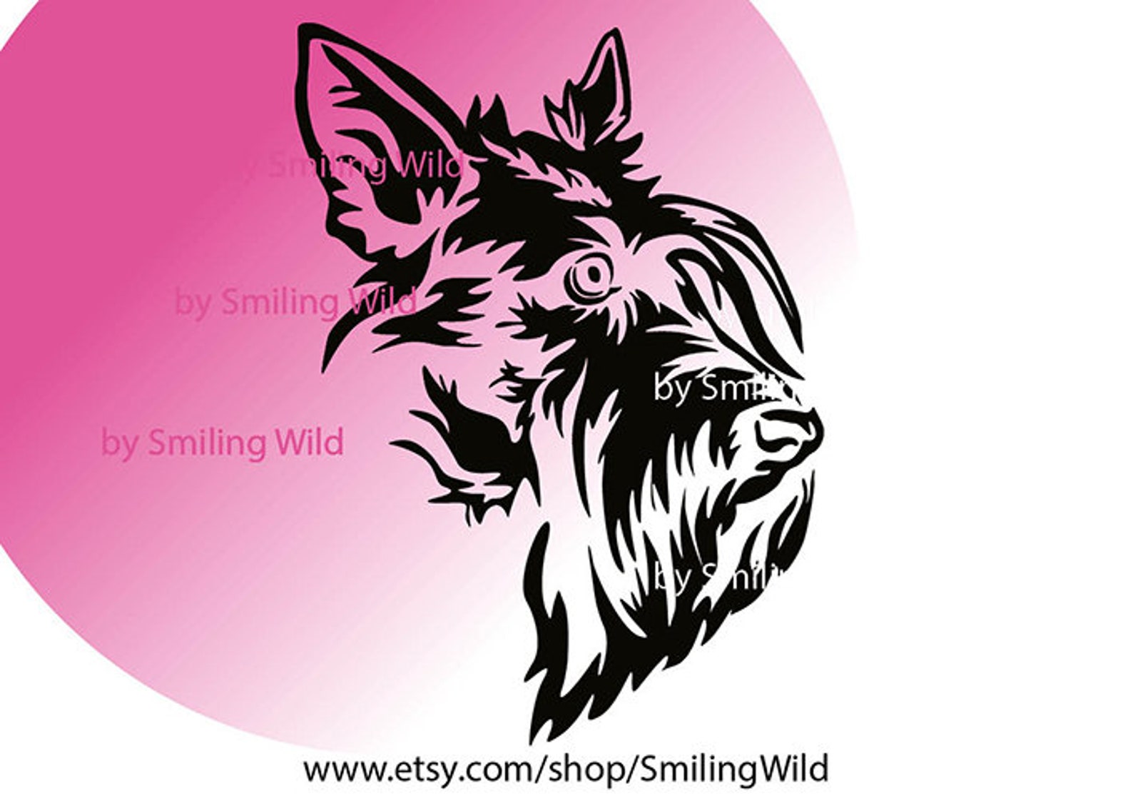Scottish Terrier Svg Scottie Clipart Vector Graphic Art Dog - Etsy