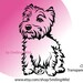 Westie Svg Vector Art West Highland White Terrier Cut File - Etsy