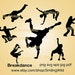 Breakdance Svg Cut File Cuttable Silhouette Street Dances - Etsy