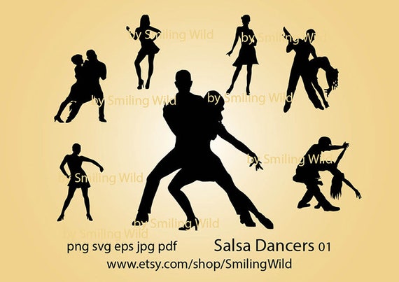 Salsa Dancers Clipart